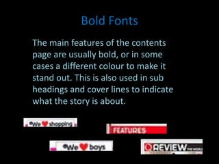 The conventions of pop music magazines | PPTX