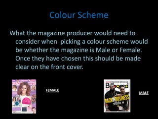 The conventions of pop music magazines | PPTX