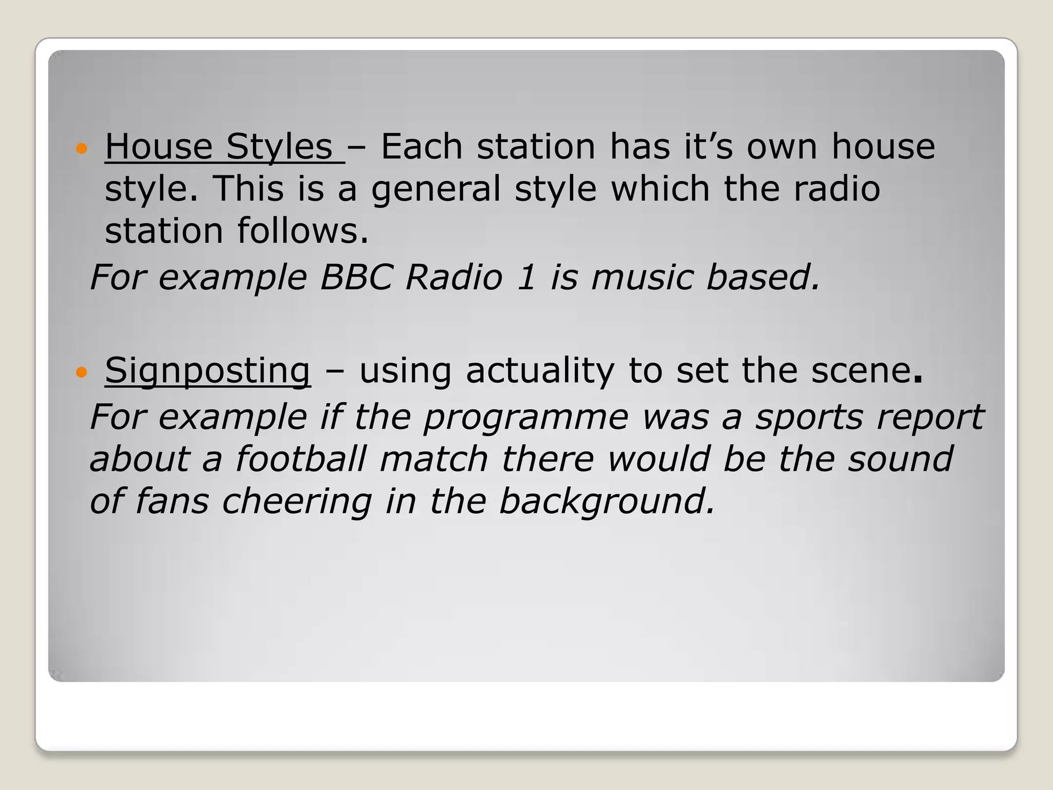 The Conventions of Speech Writing for Radio | PPTX