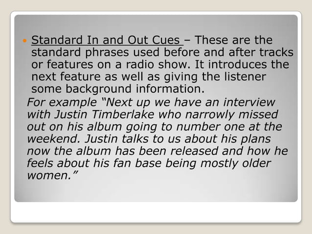 The Conventions of Speech Writing for Radio | PPTX | Musicals | Genres