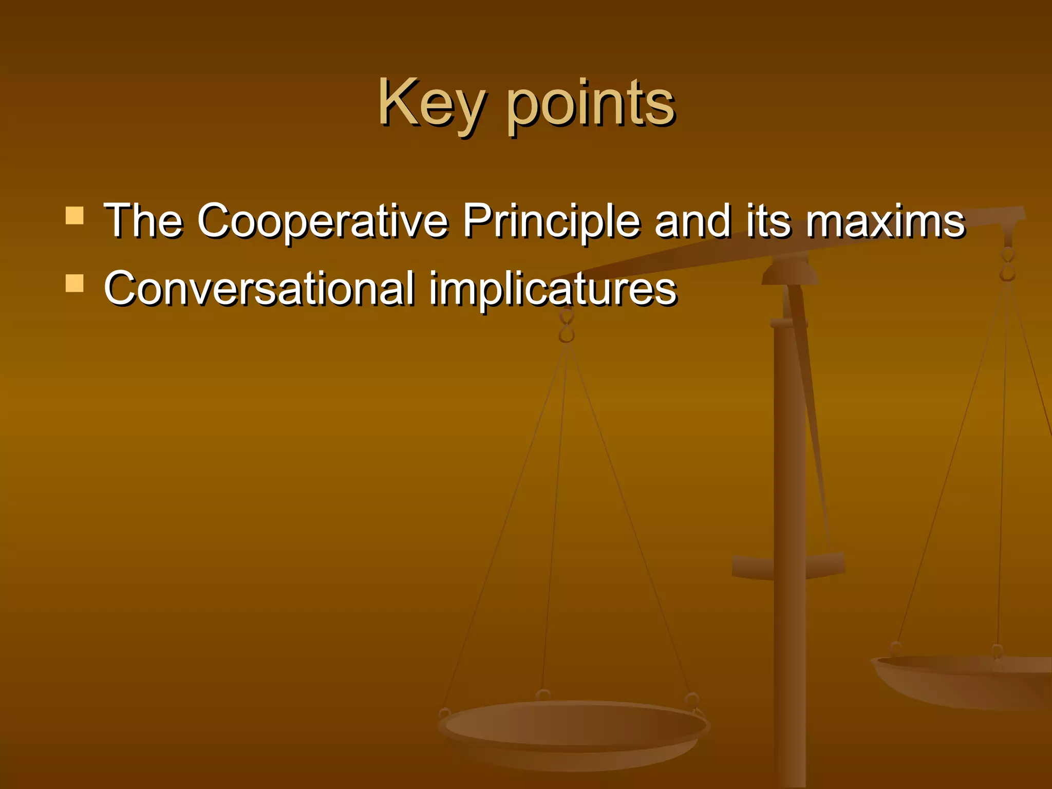 The cooperative principle | PPT