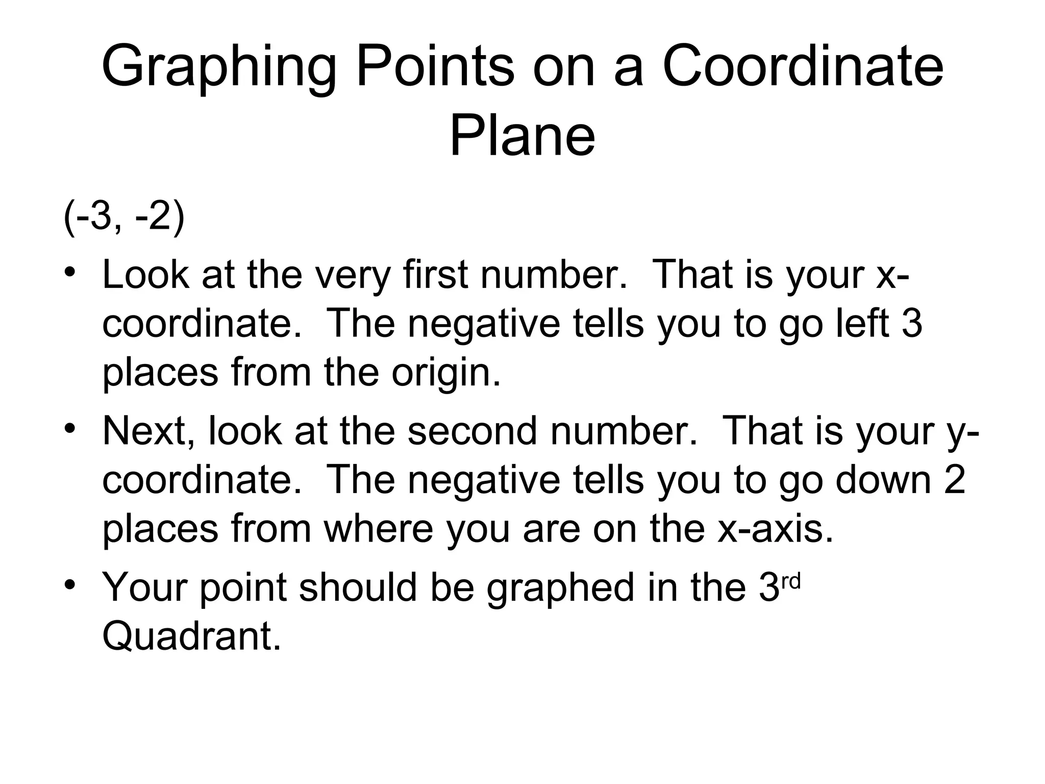 The Coordinate Plane | PPT