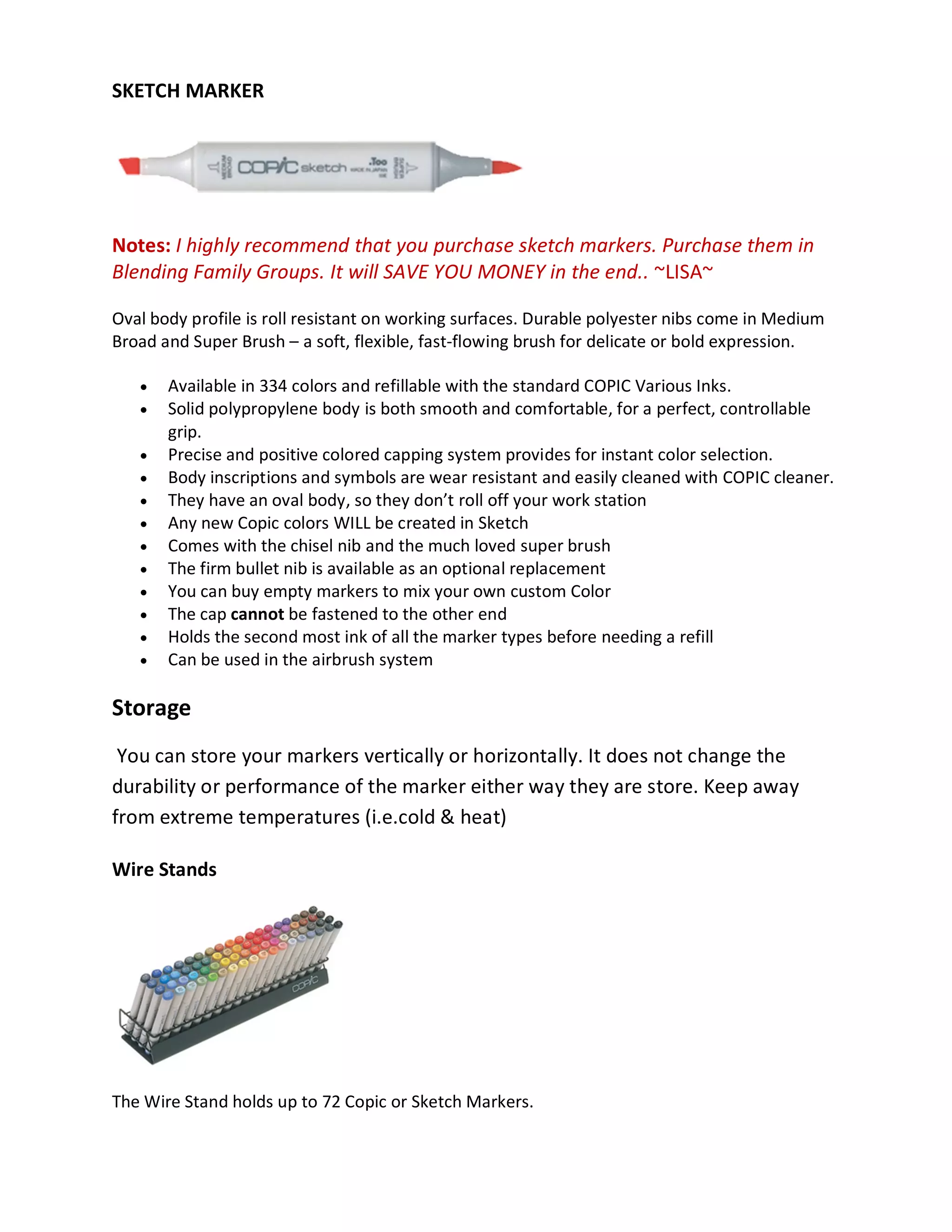 The copic marker basics | PDF