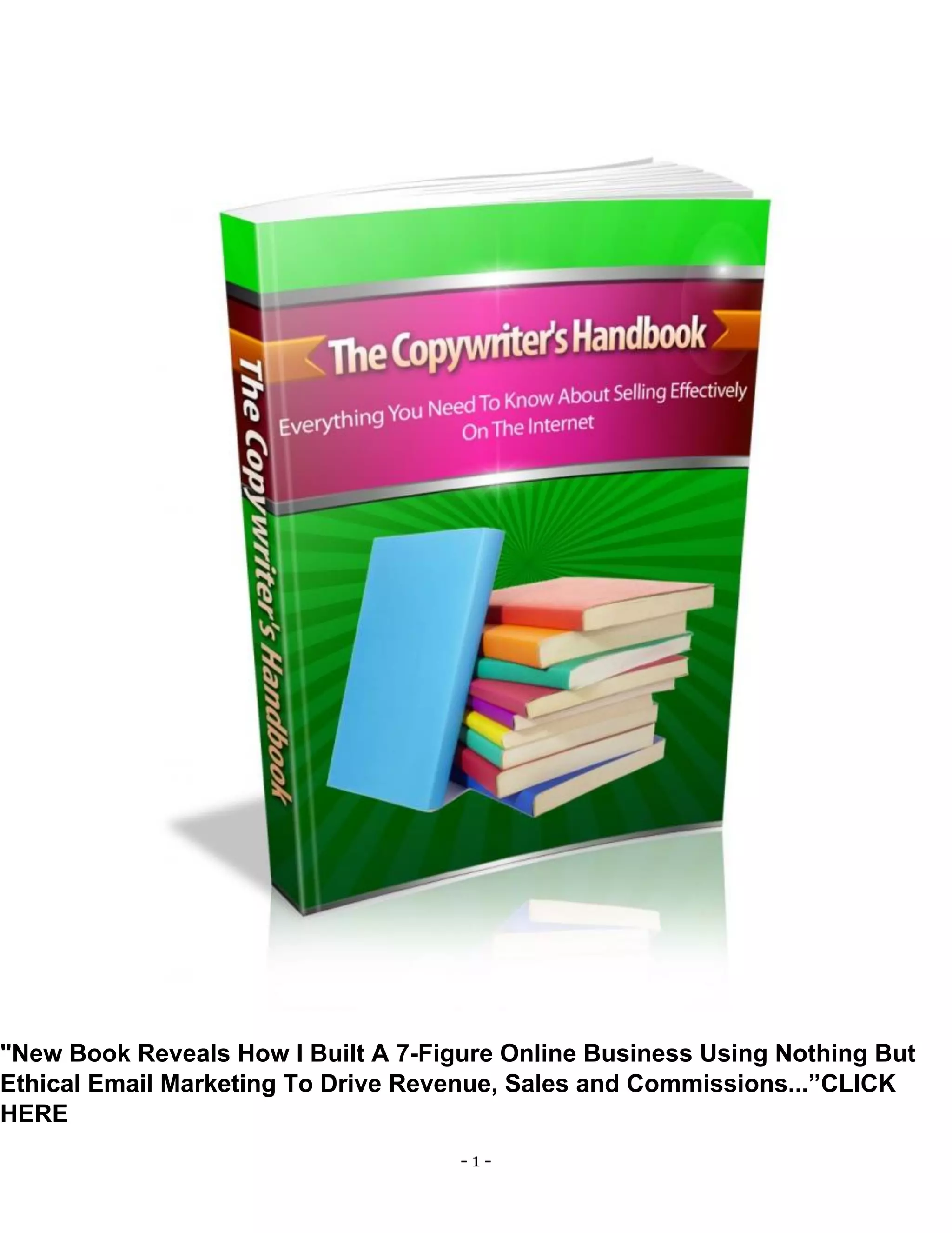 The copywriters handbook | PDF