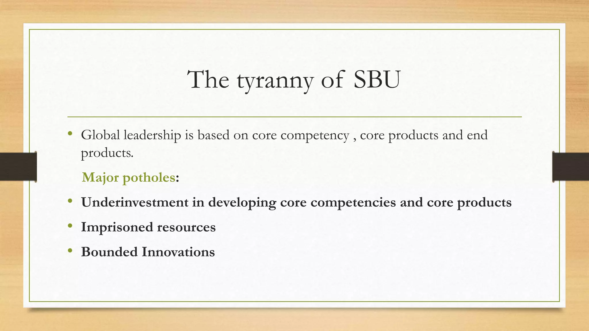 The core competence of the corporation ppt | PPTX