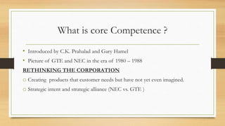 The core competence of the corporation ppt | PPTX