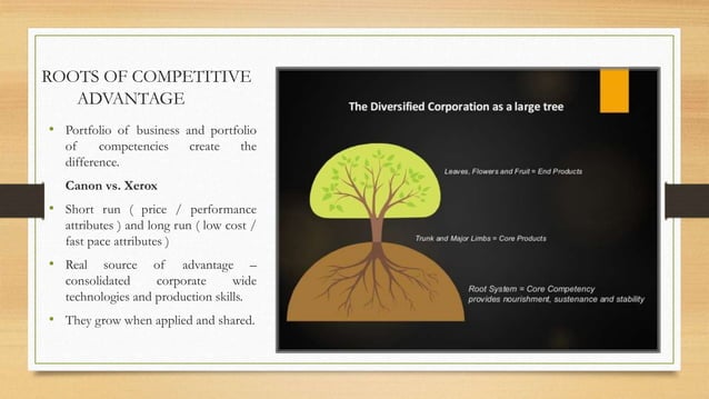 The core competence of the corporation ppt | PPTX | Business ...