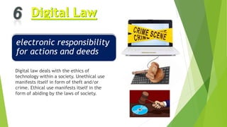 The core elements of digital citizenship | PPTX