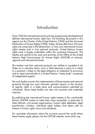 The Core International Human Rights Treaties | PDF