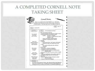 The cornell note taking system | PDF