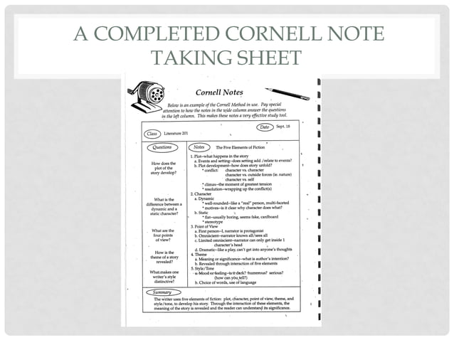 The cornell note taking system | PDF | Educational Assessment | Education