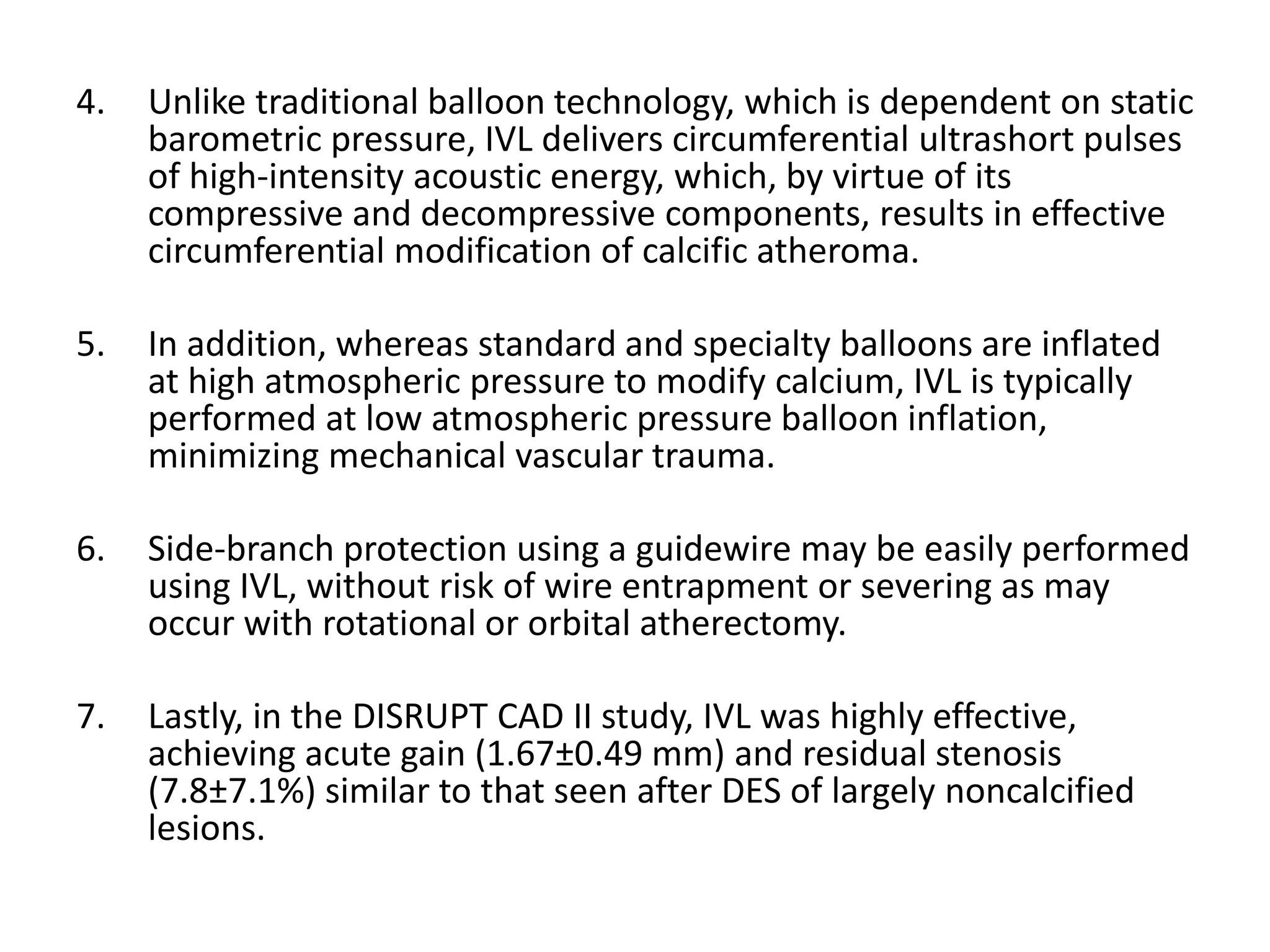 Coronary intravascular lithotripsy and lasers/ IVL | PPTX