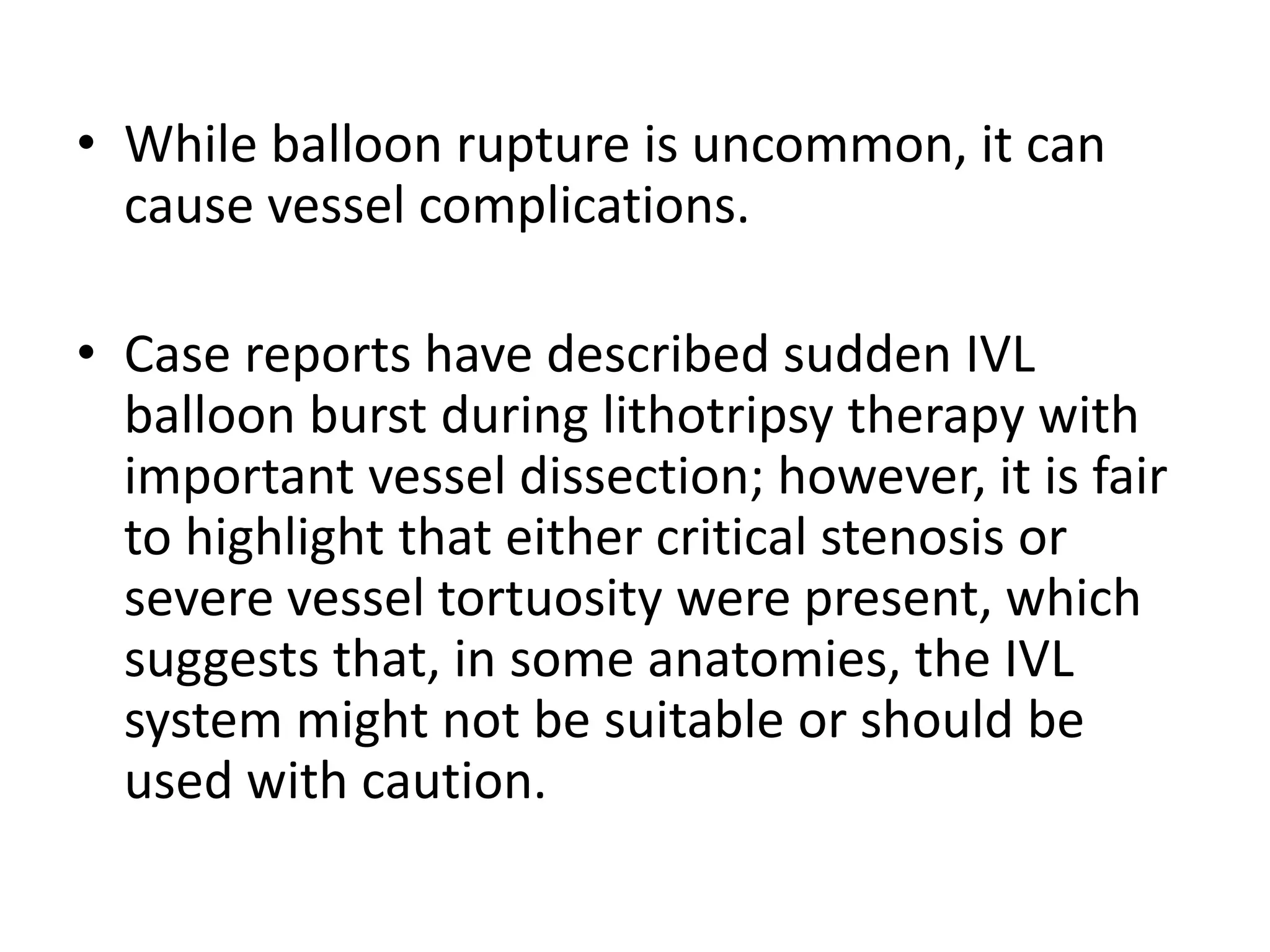 Coronary intravascular lithotripsy and lasers/ IVL | PPTX