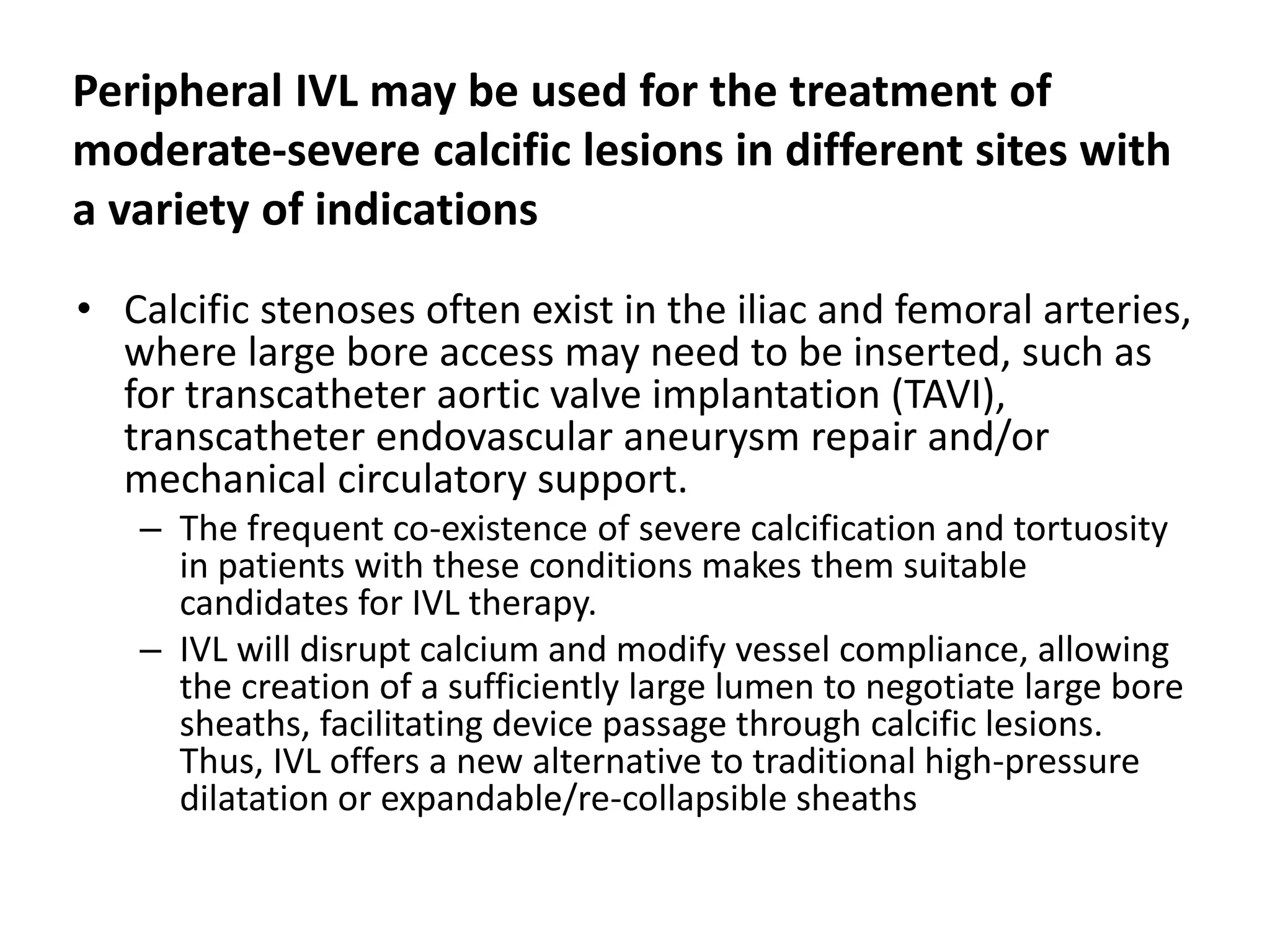 Coronary intravascular lithotripsy and lasers/ IVL | PPTX