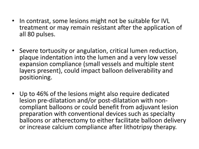 Coronary intravascular lithotripsy and lasers/ IVL | PPTX | First Aid ...