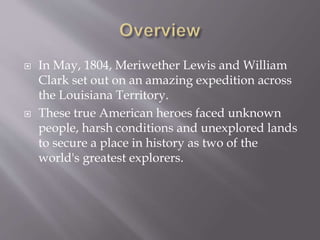 The Corps of Discovery (Lewis and Clark Expedition) | PPT