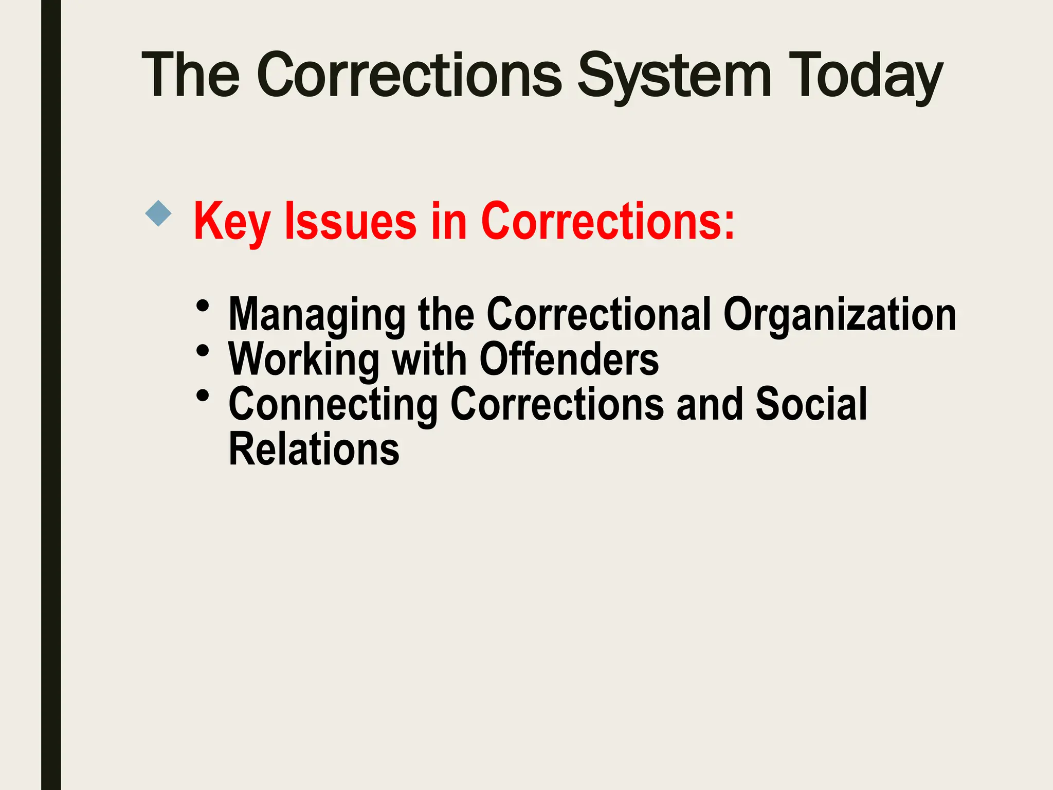 The correctional system.pptx on criminals | PPTX