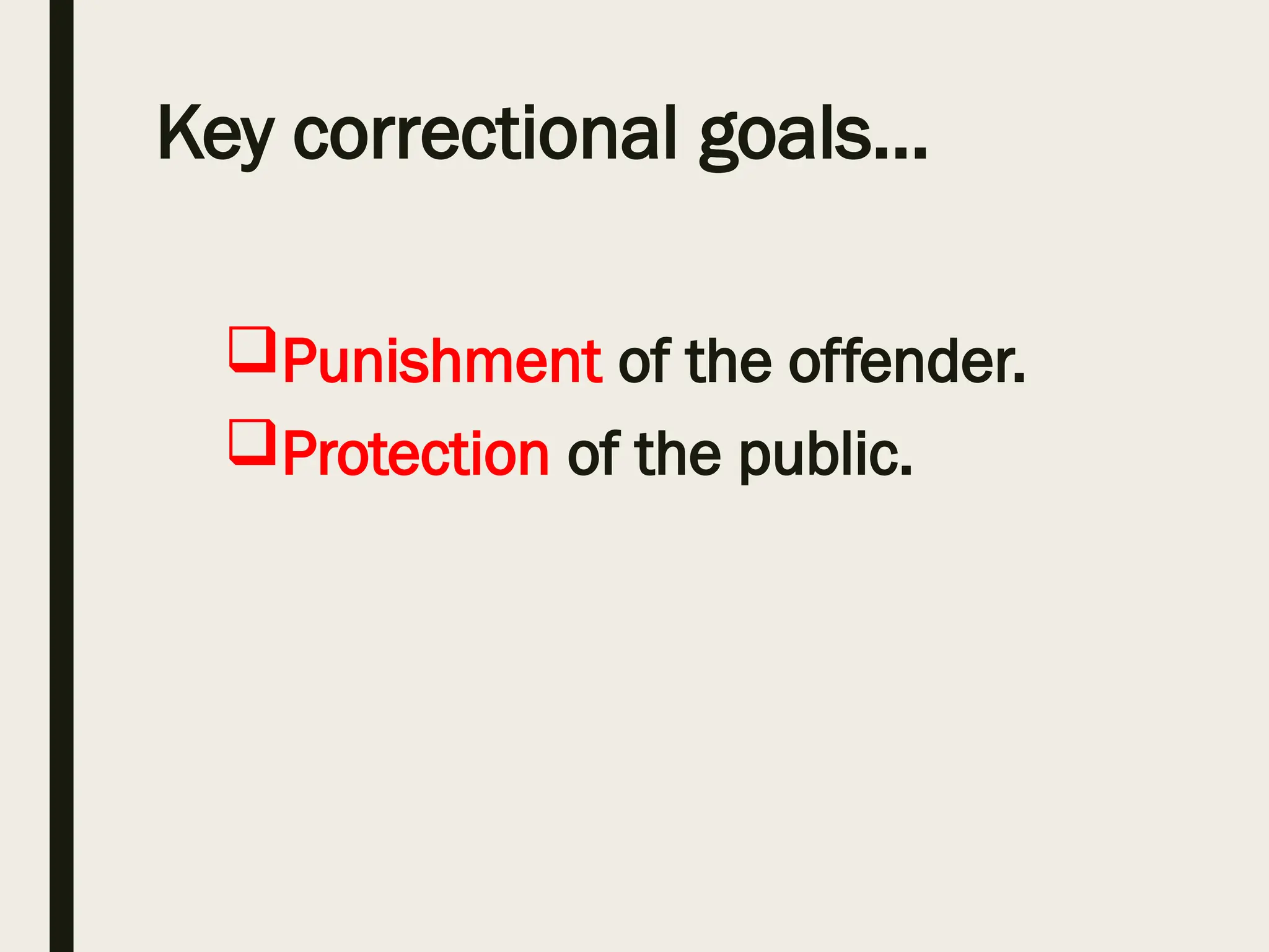 The correctional system.pptx on criminals | PPTX