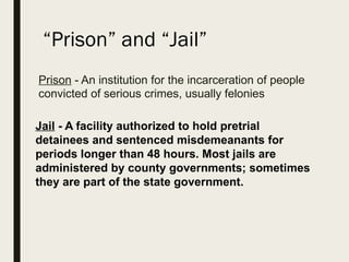 The correctional system.pptx on criminals | PPTX