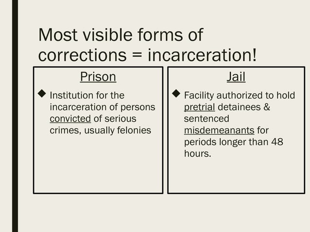 The correctional system.pptx on criminals | PPTX | Crime & Harmful Acts ...