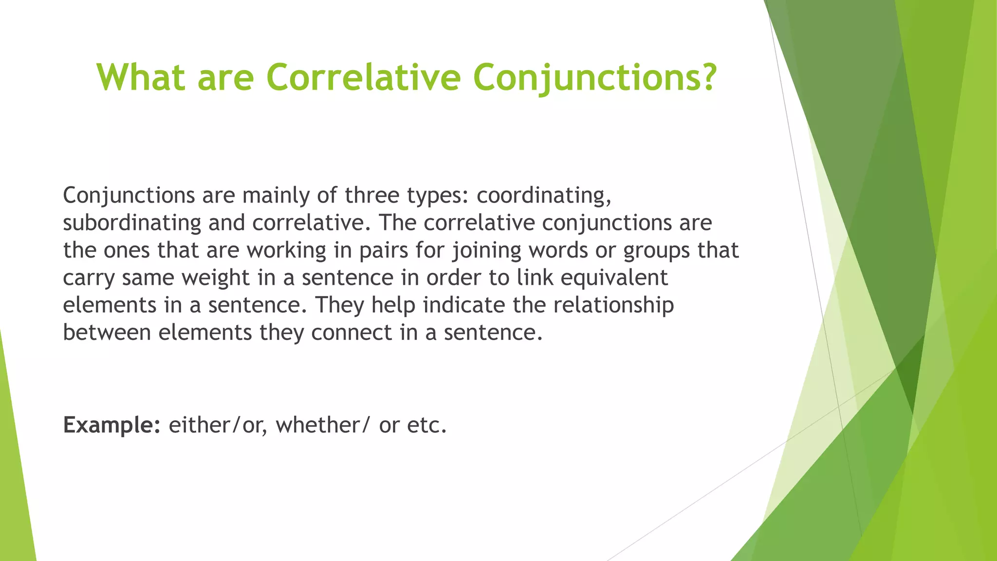 The correlative conjuntions final(1) | PPTX