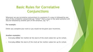 The correlative conjuntions final(1) | PPTX