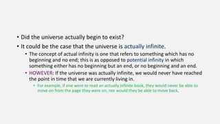 The Cosmological Argument | PPTX