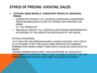 The Cost of a Cocktail-Presentation | PPT