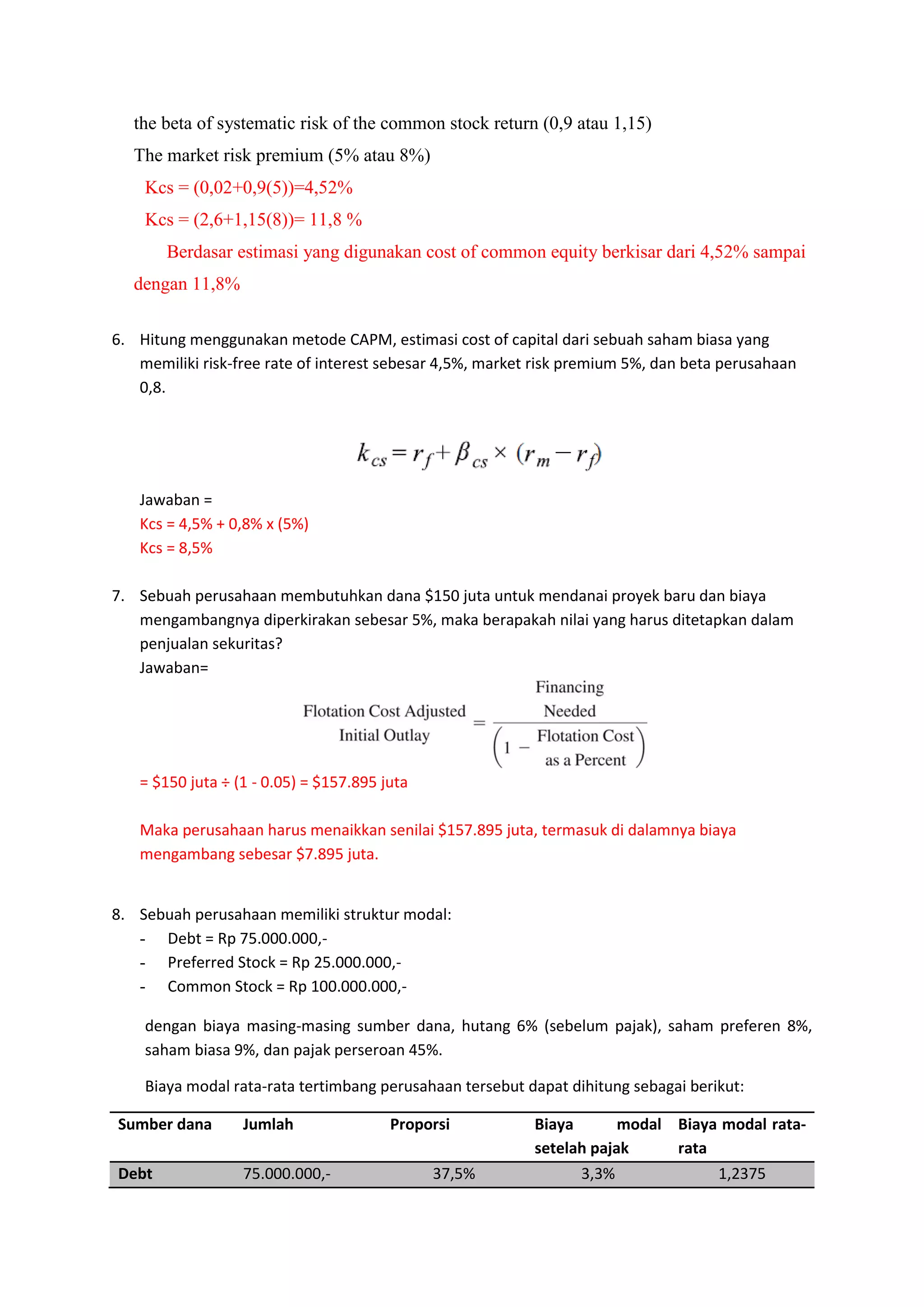 The cost of capital abshor.marantika cantika azzahra-lulu hulaelatun nupus-rosita purwaningsih_3 ...