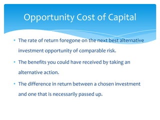 The cost of capital final | PPT