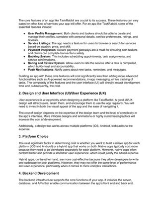 The Cost of Developing an App like TaskRabbit in 2025 | PDF