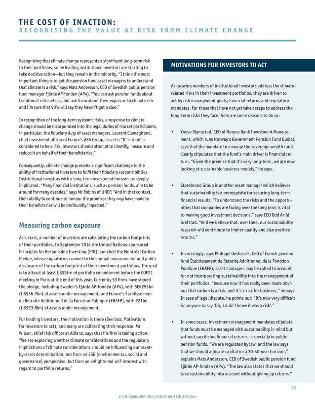 The cost of inaction | PDF