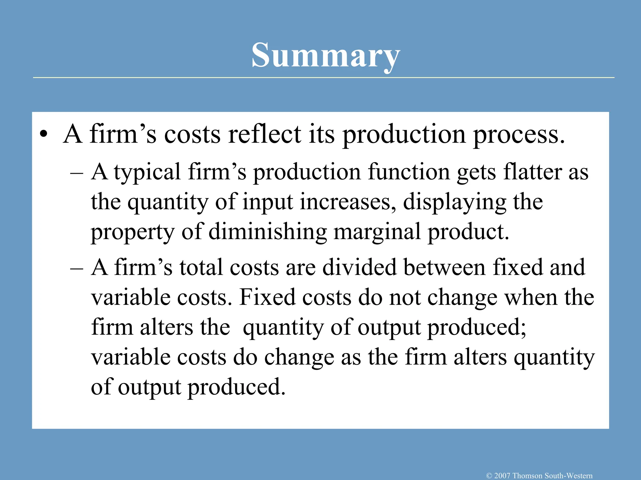 The Cost of Production-Mankiw.pptproduktion | PPT