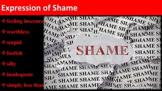 The cost of shame -shaming part i | PPT