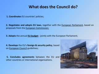 The council of EU | PPTX