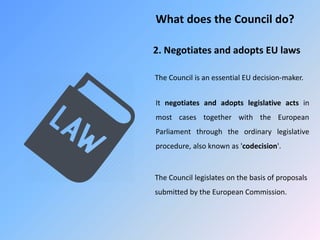 The council of EU | PPTX
