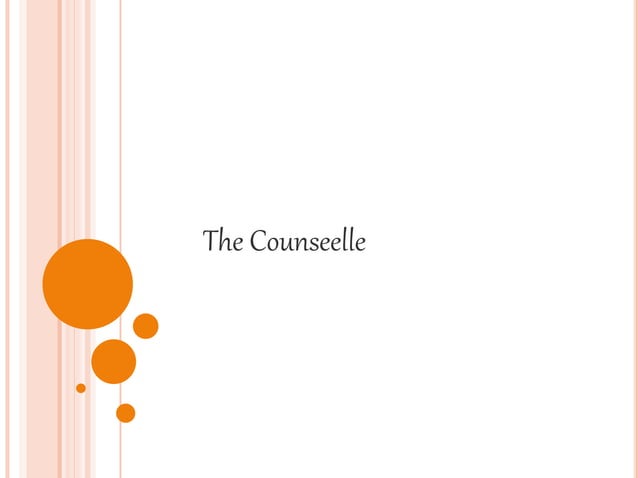 The counselee | PPT