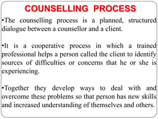 COUNSELING PROCESS | PPTX