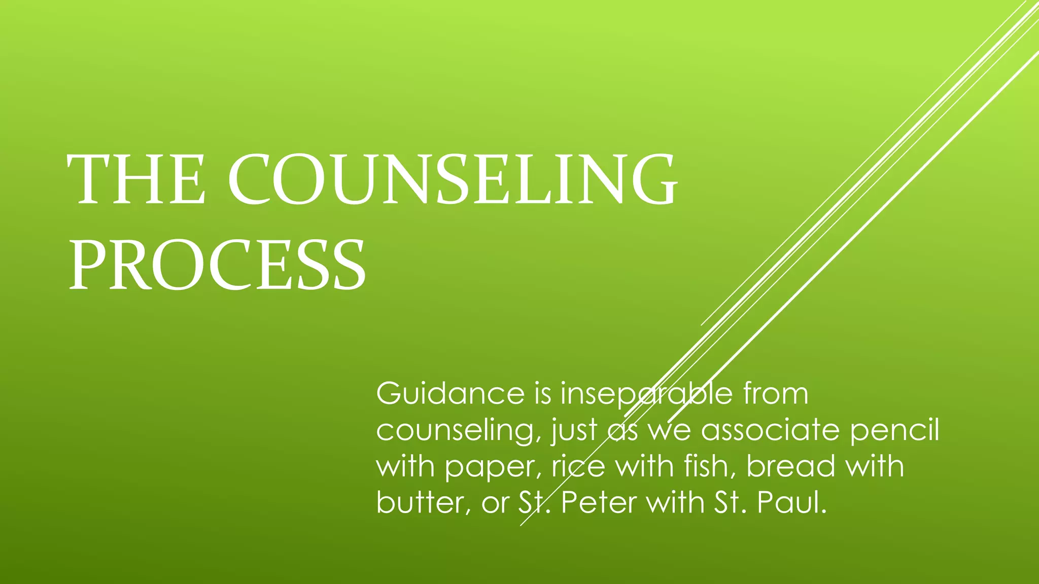 The Counseling Process | PPT