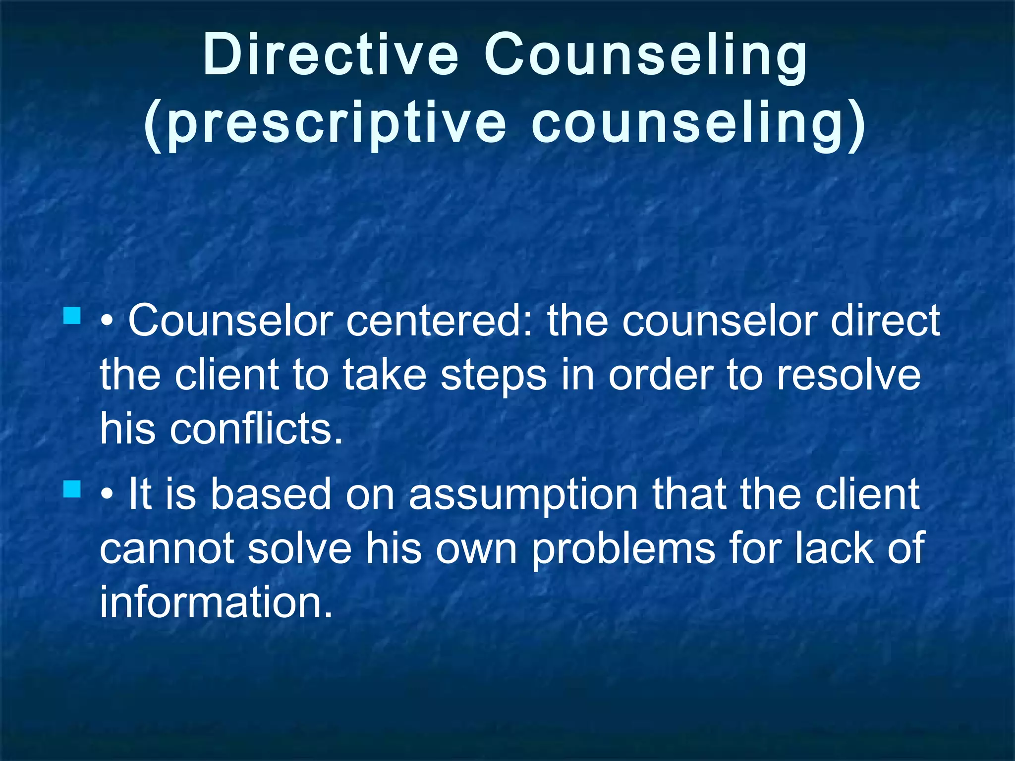 The counseling process | PPT