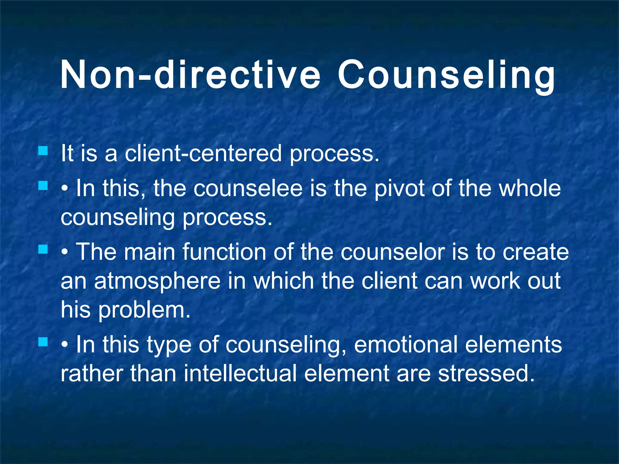The counseling process | PPT