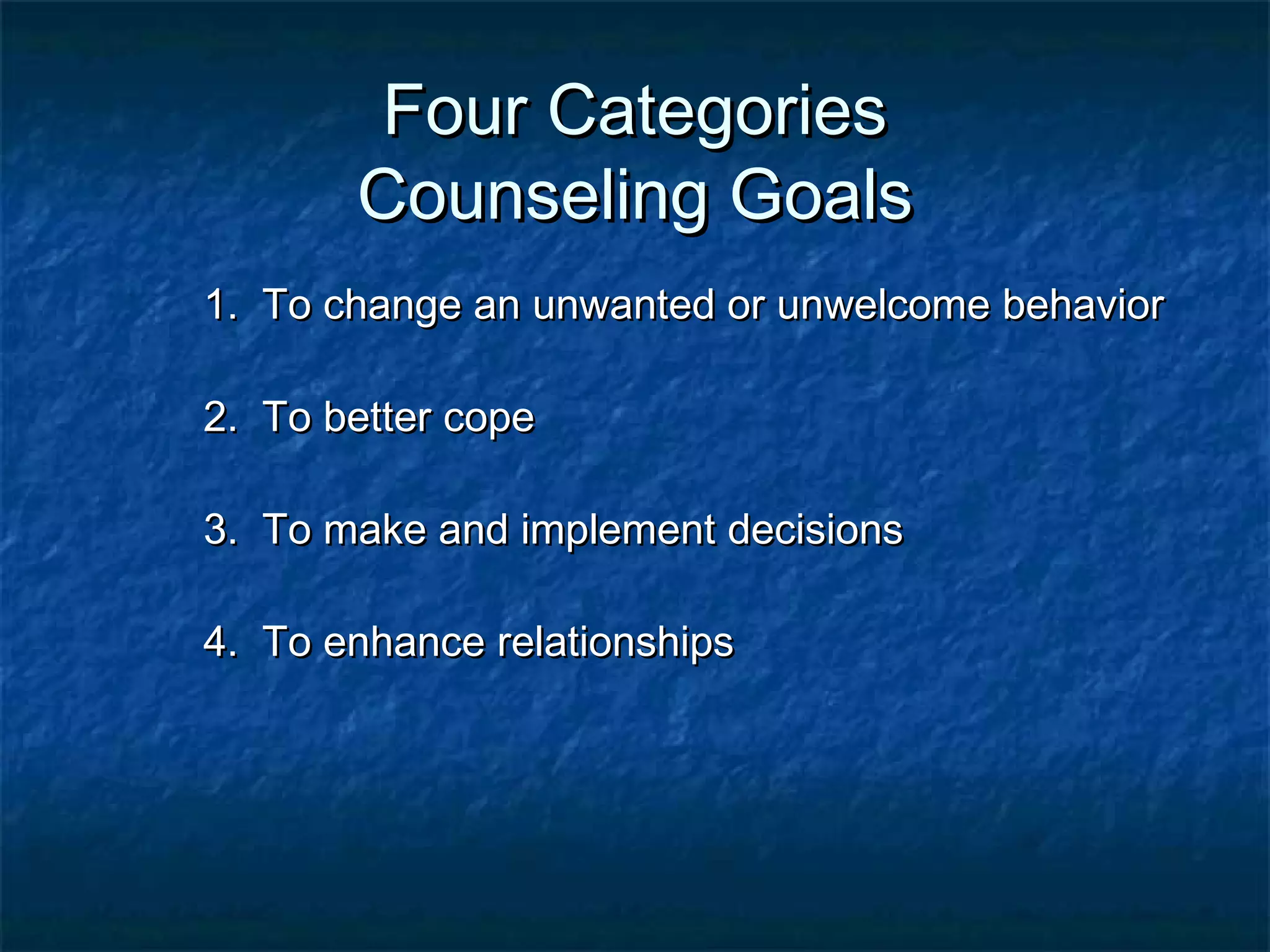 The counseling process | PPT