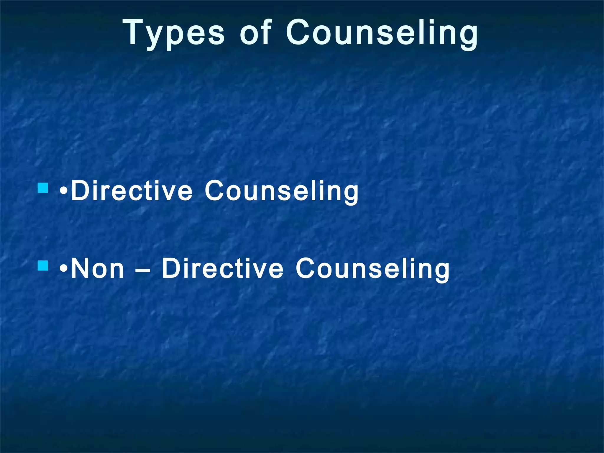 The counseling process | PPT