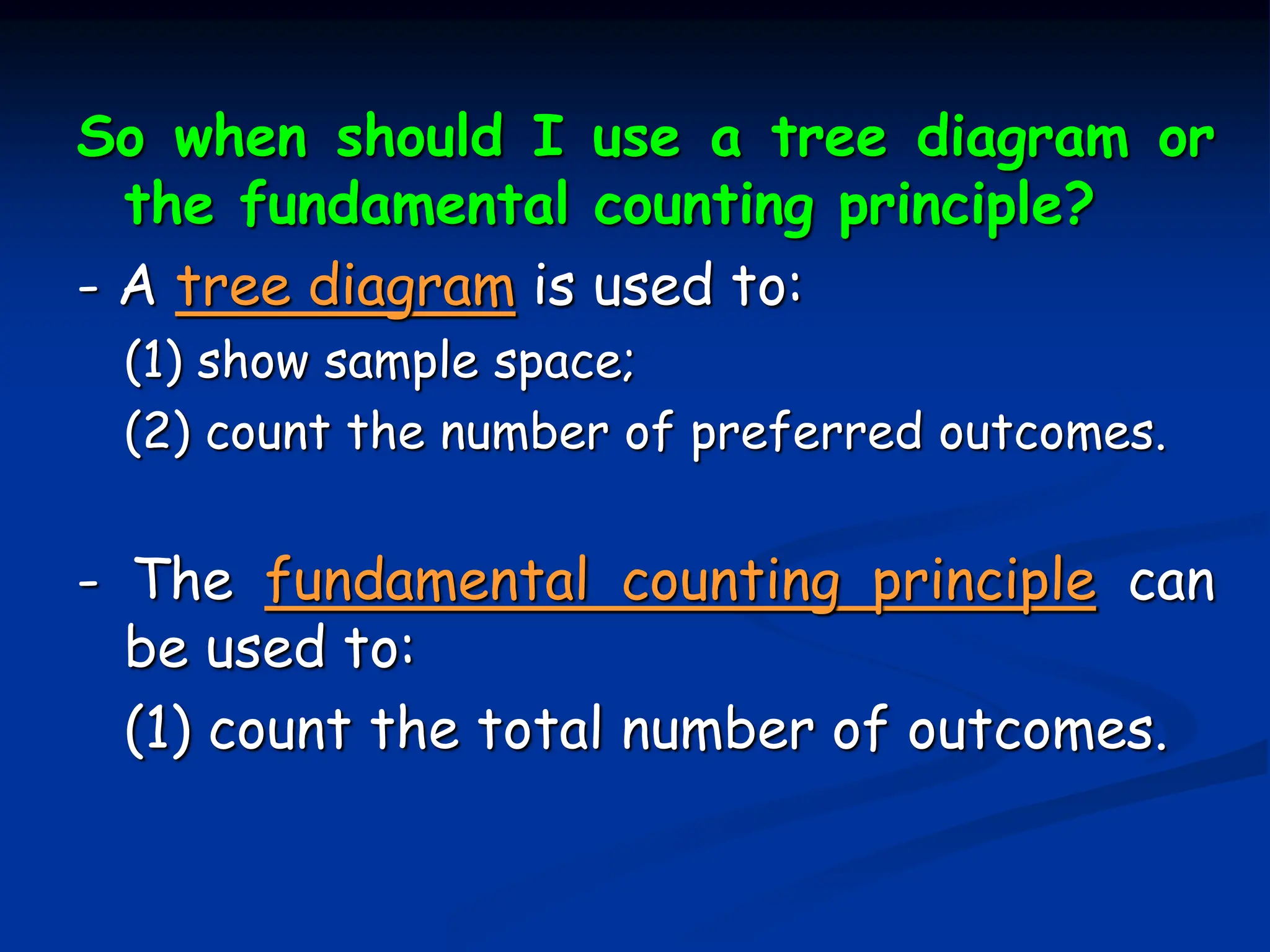 The Counting Principle and the counting principle.ppt