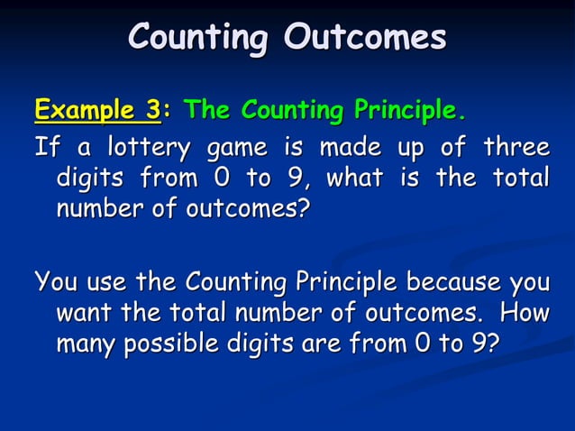The Counting Principle and the counting principle.ppt