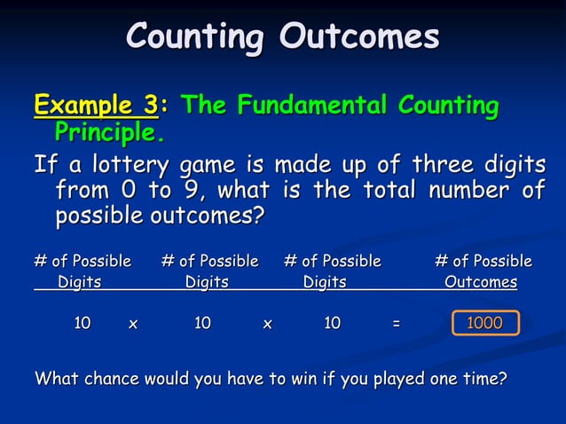 The Counting Principle and the counting principle.ppt