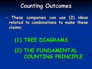 The Counting Principle and the counting principle.ppt