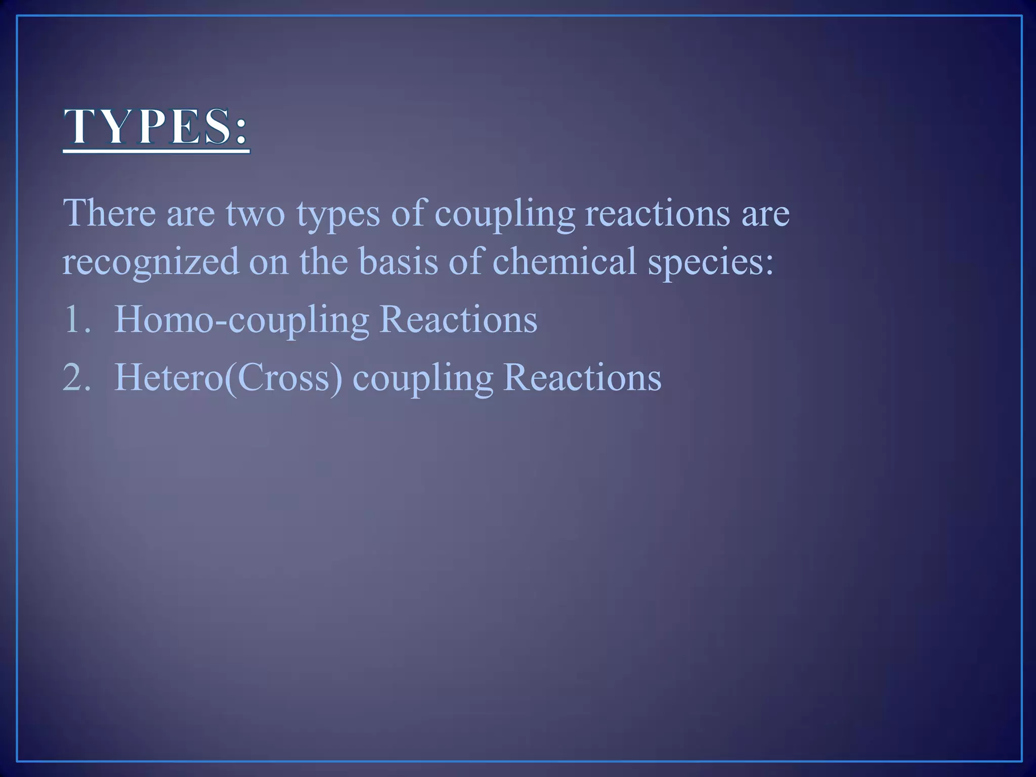 The coupling reactions | PDF