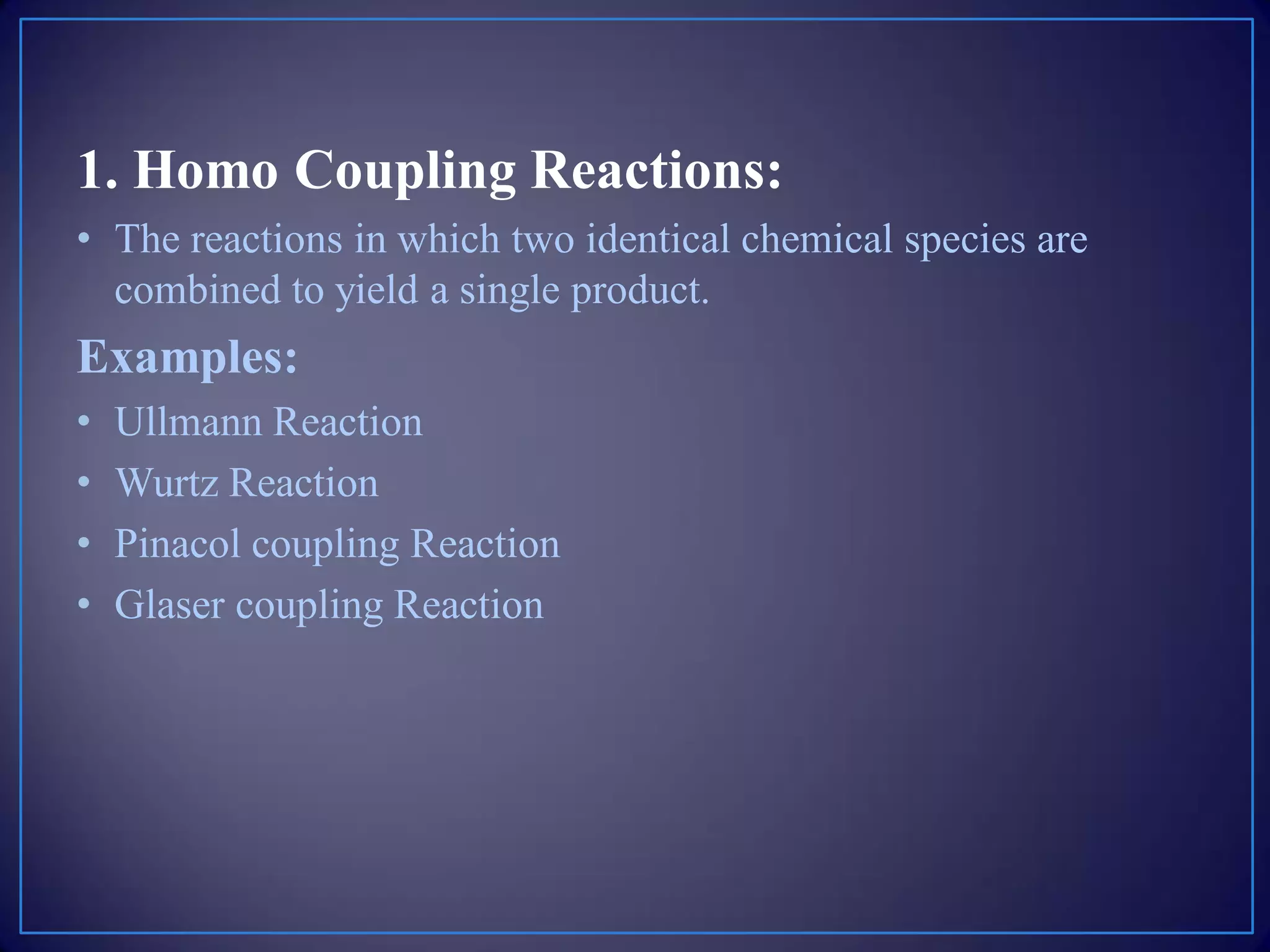 The coupling reactions | PDF