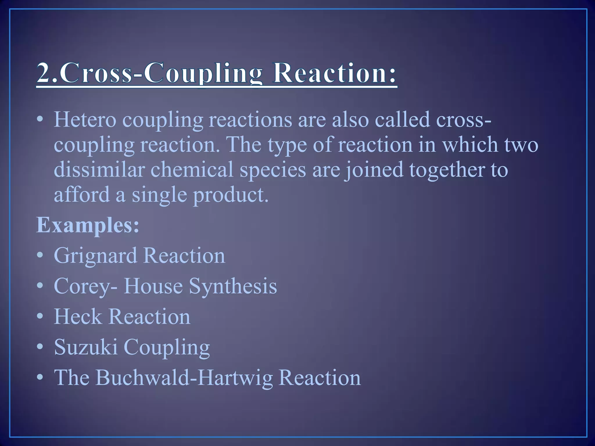 The coupling reactions | PDF